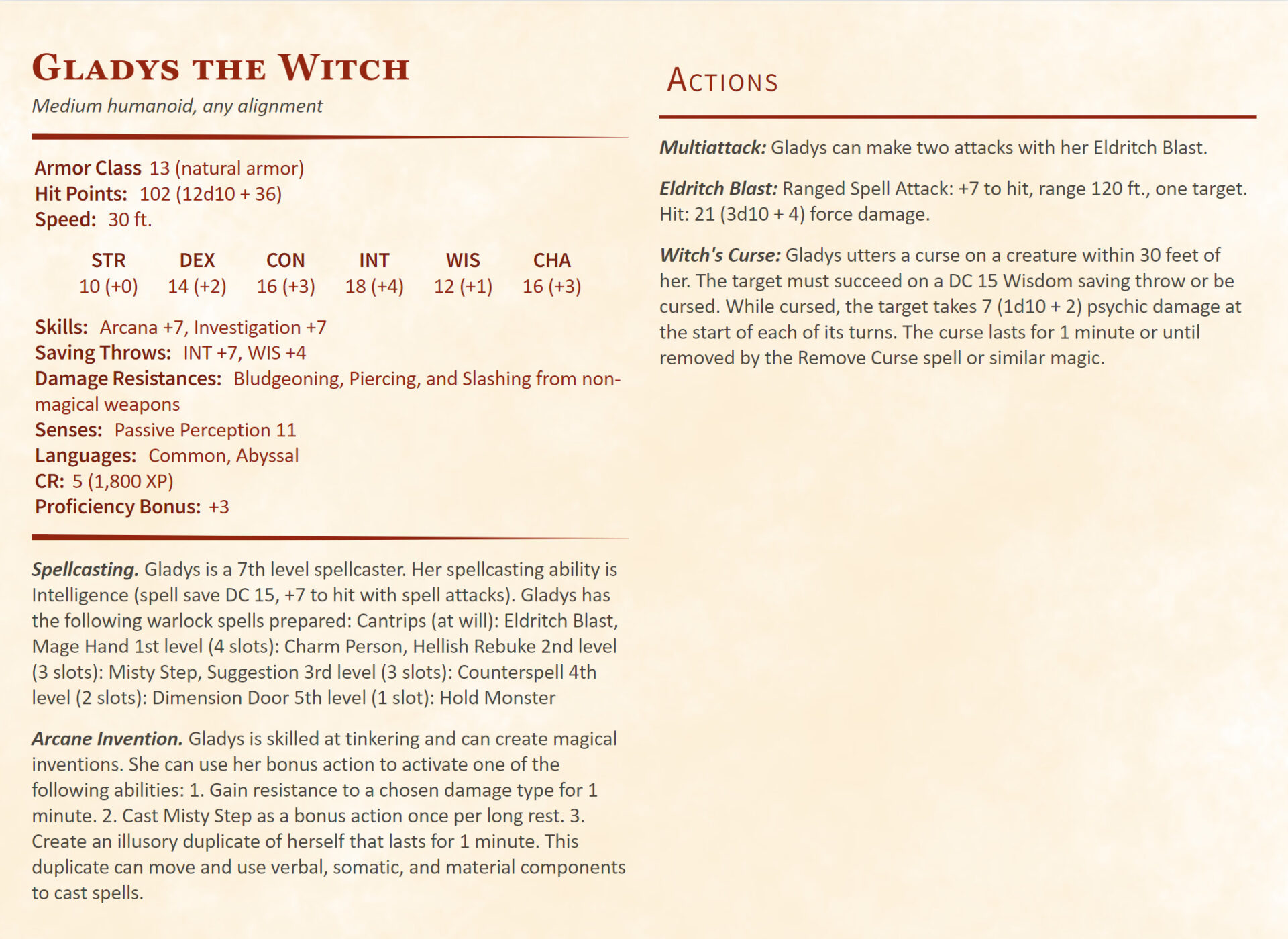 The Cake is a Lie | DnD 5e